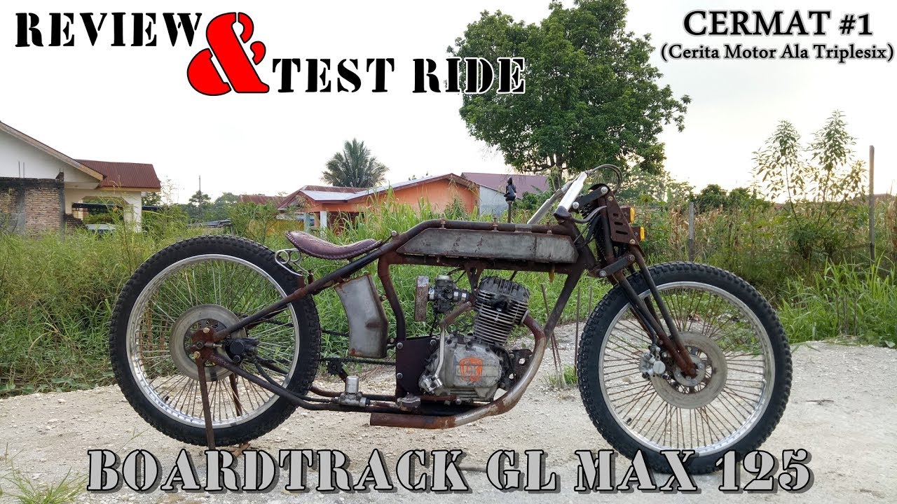 Review & Test Ride Honda GL Max 125 BoardTrack | CERMAT #1 - YouTube