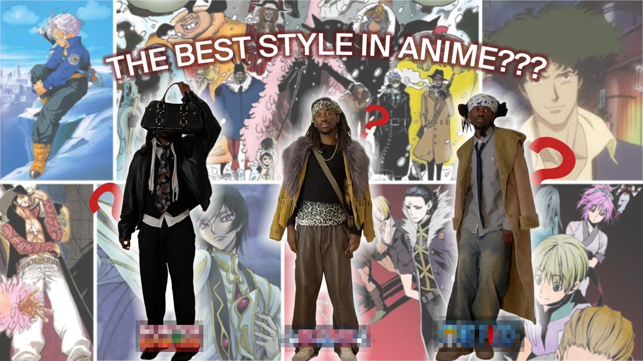 I styled the drippiest characters in anime! - YouTube