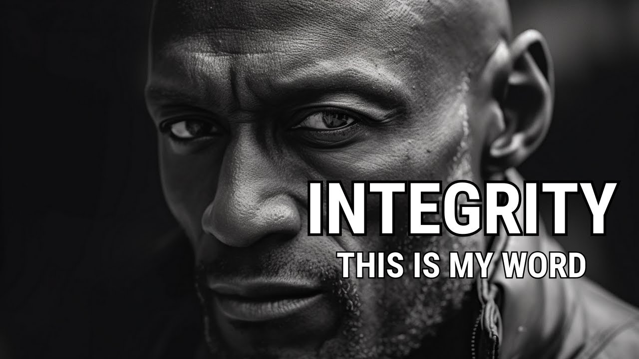 INTEGRITY, THIS IS MY WORD - MOTIVATIONAL VIDEO - YouTube