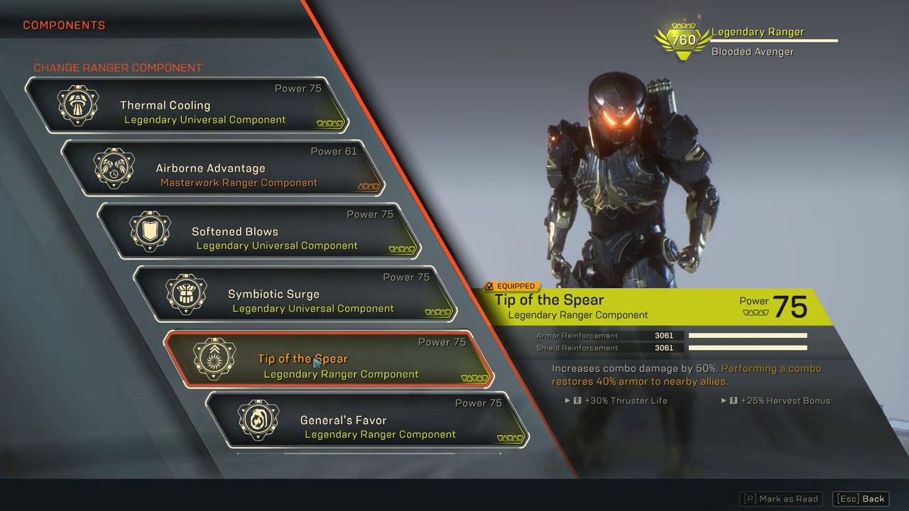 Anthem Legendary Ranger GM3 melee build - YouTube