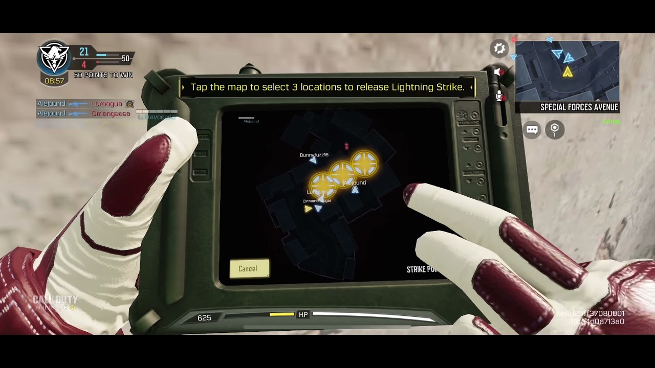 Cod Mobile Lightning Strike Scorestreak - YouTube