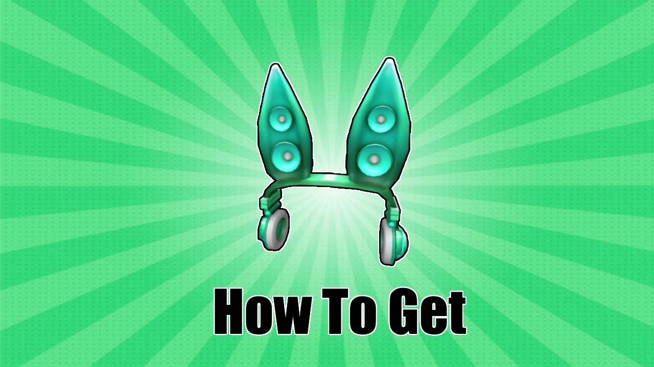 como conseguir Teal Techno Rabbit Headphones - YouTube