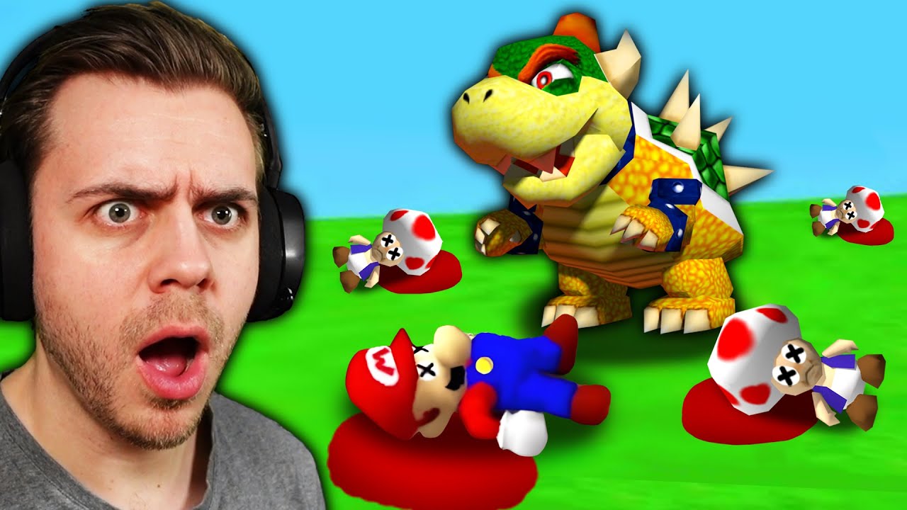 Mario 64 But Bowser Kills Everyone... - YouTube
