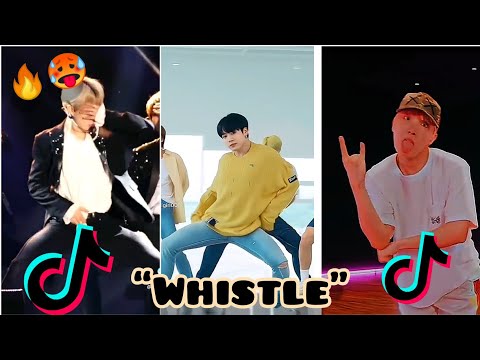 BTS “whistle remix” Song TikTok edits||TikTok new trend BTS edits||Blackpink whistle bts