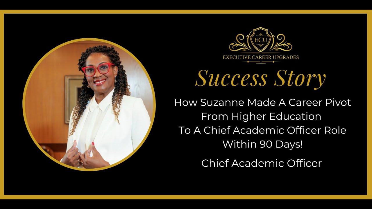 Suzanne - Chief Academic Officer - ECU Success Story - Full - YouTube