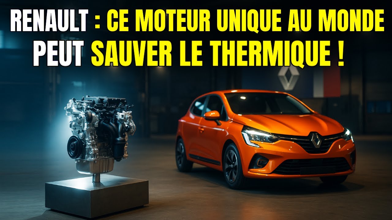 RENAULT SORT UN MOTEUR UNIQUE AU MONDE ! - YouTube