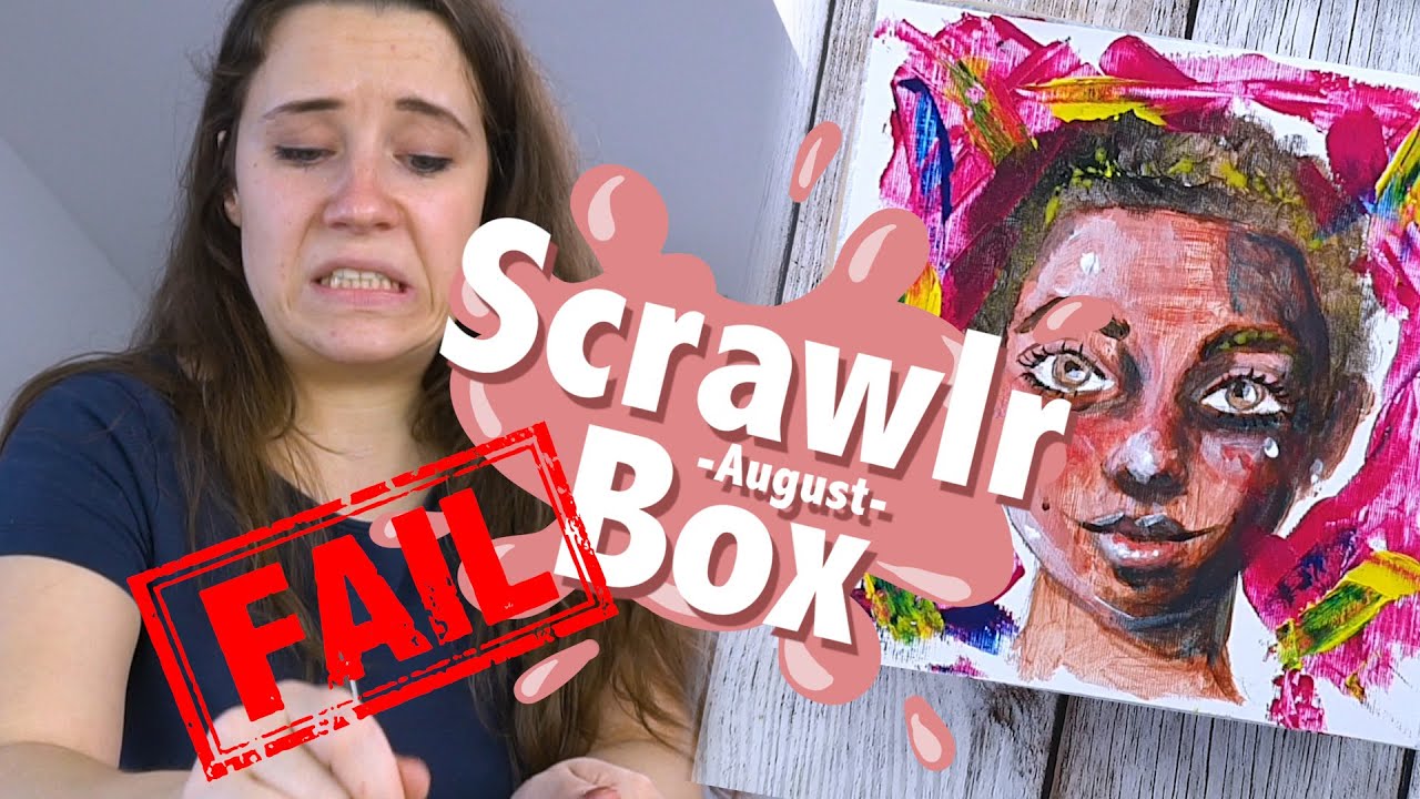 Scrawlrbox August Unboxing Youtube