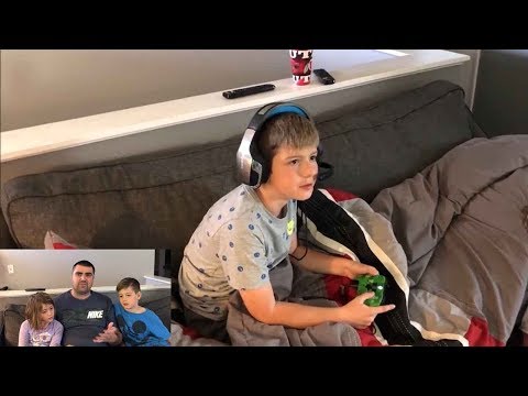Kids React To Leland Faking Sick to Play Fortnite!