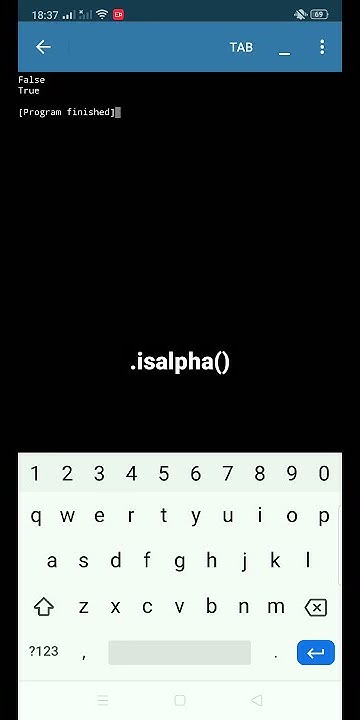 How To Check if all Characters are Alphabet or not || isalpha() Method ...