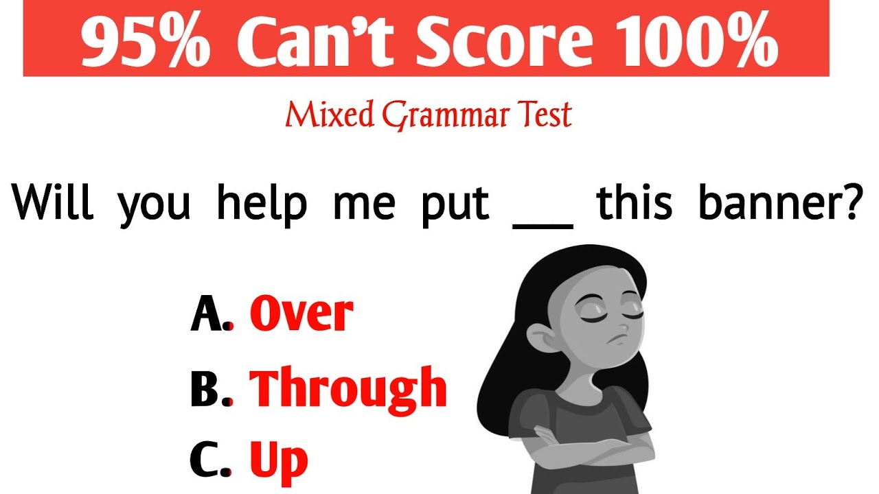 English Grammar Test ️ If you pass test your english is FANTASTIC ...