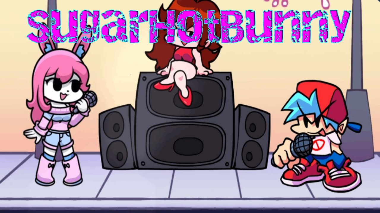 FNF:-) "SugarHop" Silvian The Bunny Fansong - YouTube