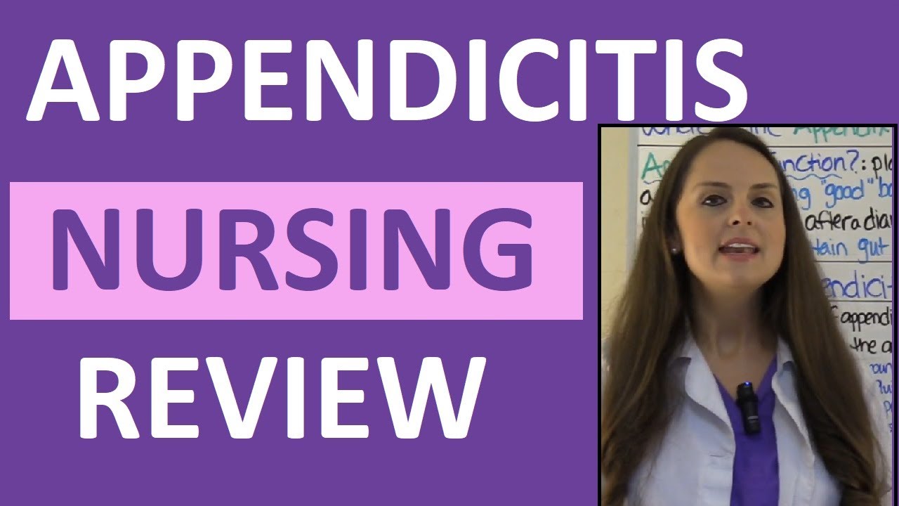 Appendicitis Symptoms, Examination, Nursing Assessment | NCLEX Review ...
