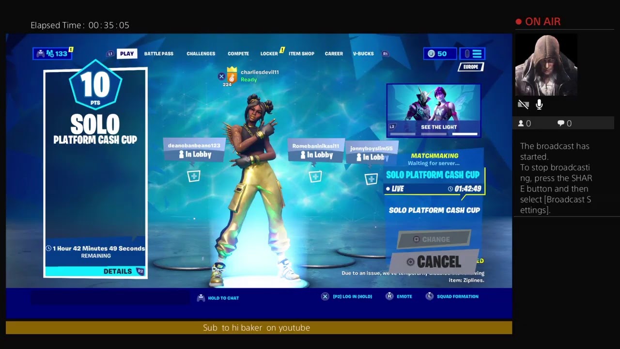 Fortnite solo platform cash cup - YouTube