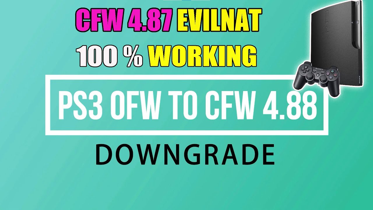 Ps3 Ofw To Cfw 4.88 Downgrade - YouTube