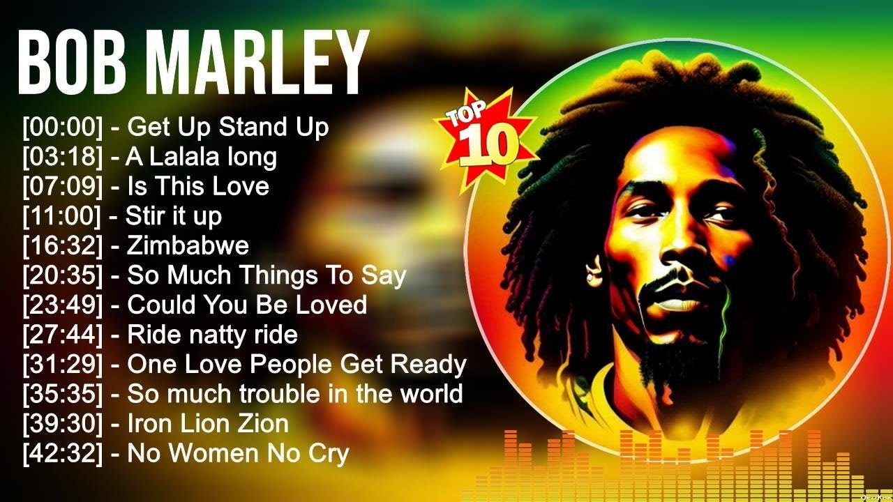 B o b M a r l e y Greatest Hits ~ Top Reggae Music Of All Time - Reggae ...