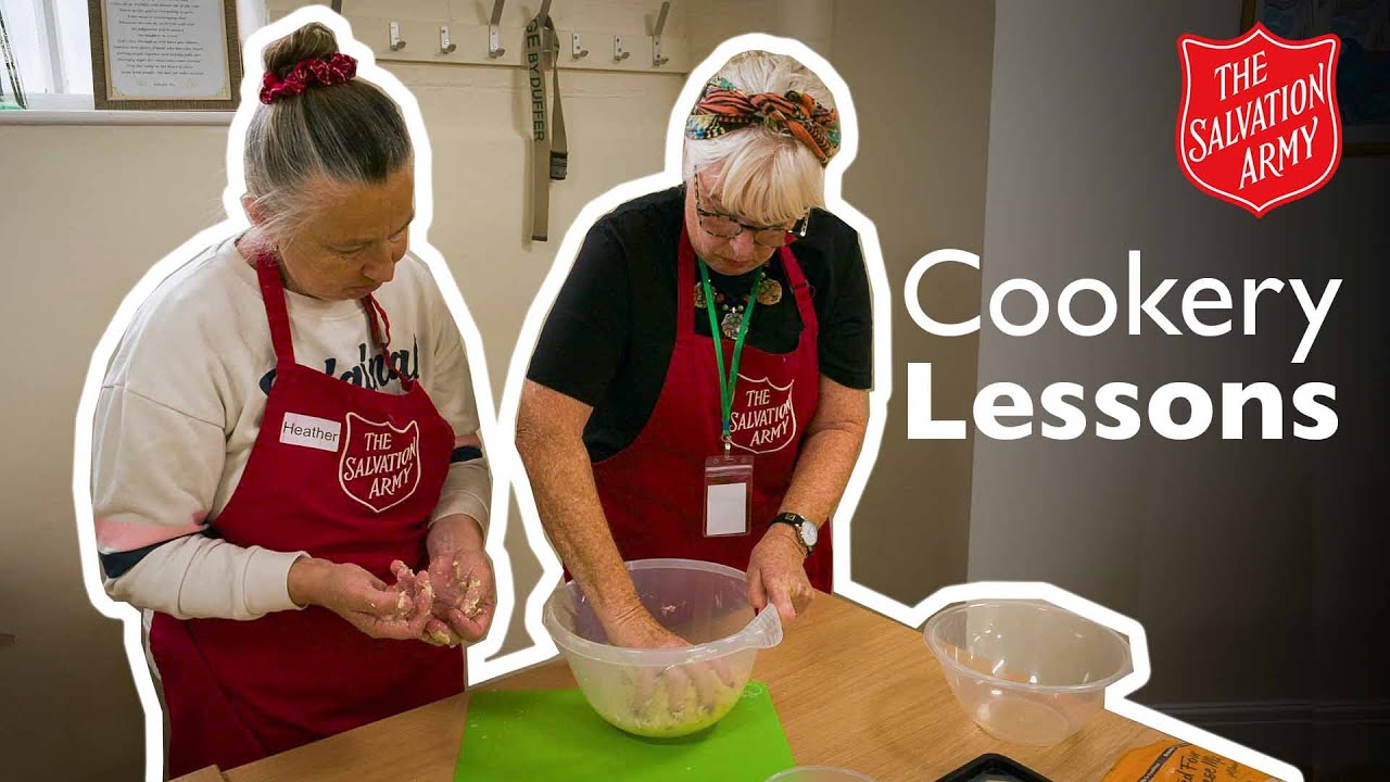 Cookery lessons at The Salvation Army - YouTube