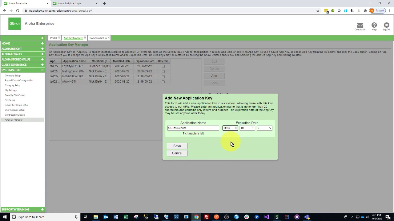 Import REST API Collection - Aloha Stored Value - YouTube