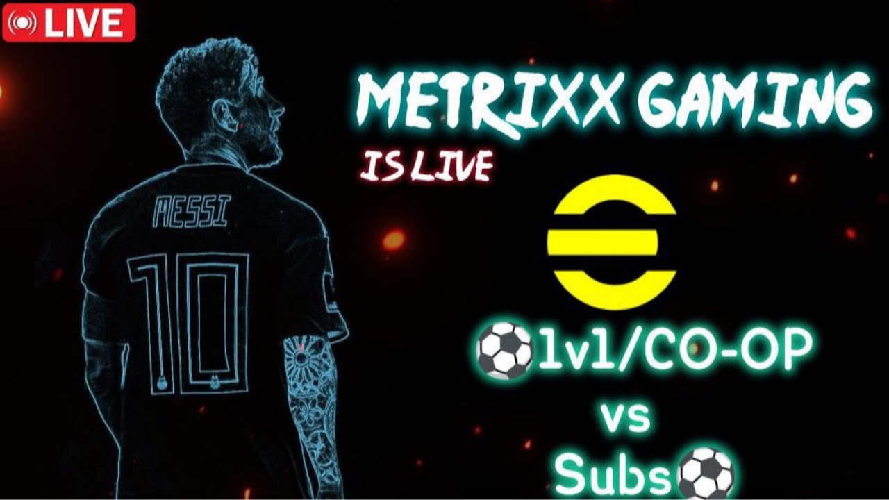 "CO-OP" is more Enjoyable 😮 1v1/CO-OP Matches vs SUBS🔴 #efootball LIVE ...