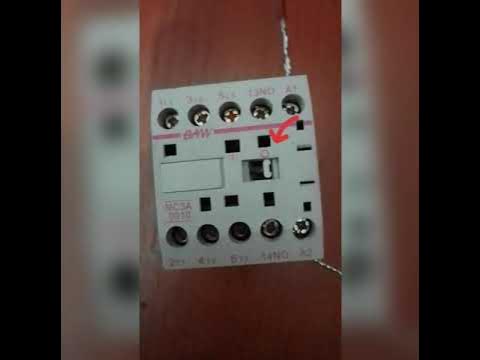 cómo conectar un contactor - YouTube
