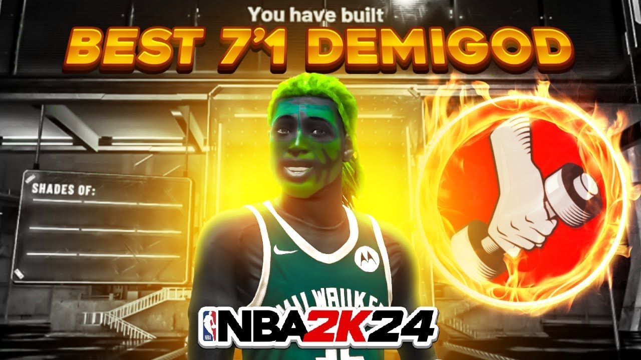 THIS 7’1 NEW DEMIGOD CENTER BUILD WILL CHANGE NBA 2K24 FOREVER! DEMIGOD ...
