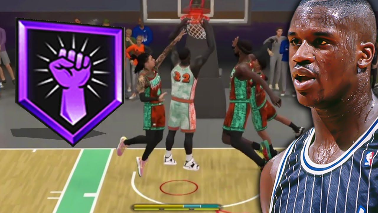 This SHAQ BUILD with 92 DUNK 95 STRENGHT is a UNSTOPPABLE INSIDE BIG on ...