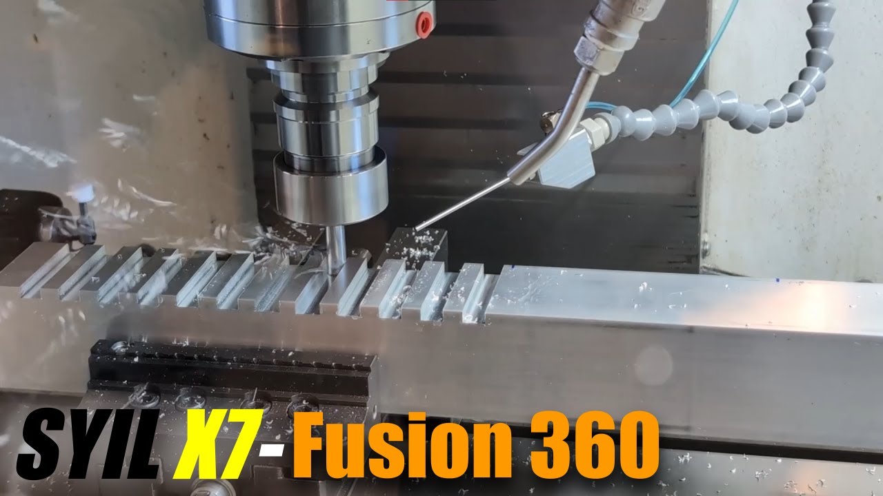 Milling a Surface Grinding Attachment with the SYIL X7 - YouTube