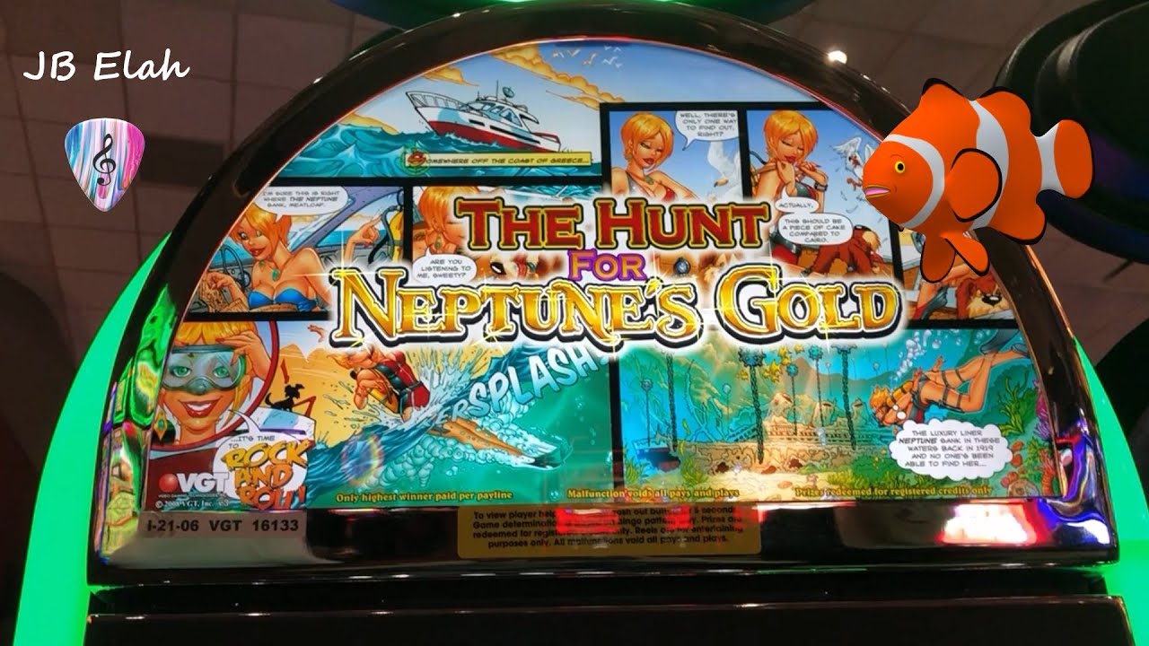 VGT SLOTS "The Hunt for Neptune's Gold" Choctaw Casino JB Elah Slot ...