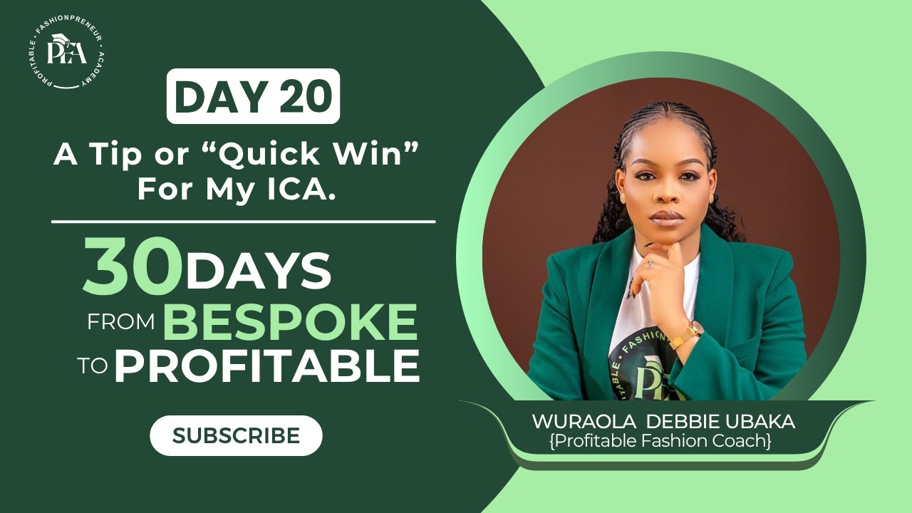 A Quick Tip and WIN for my ICA - Day 20 - YouTube