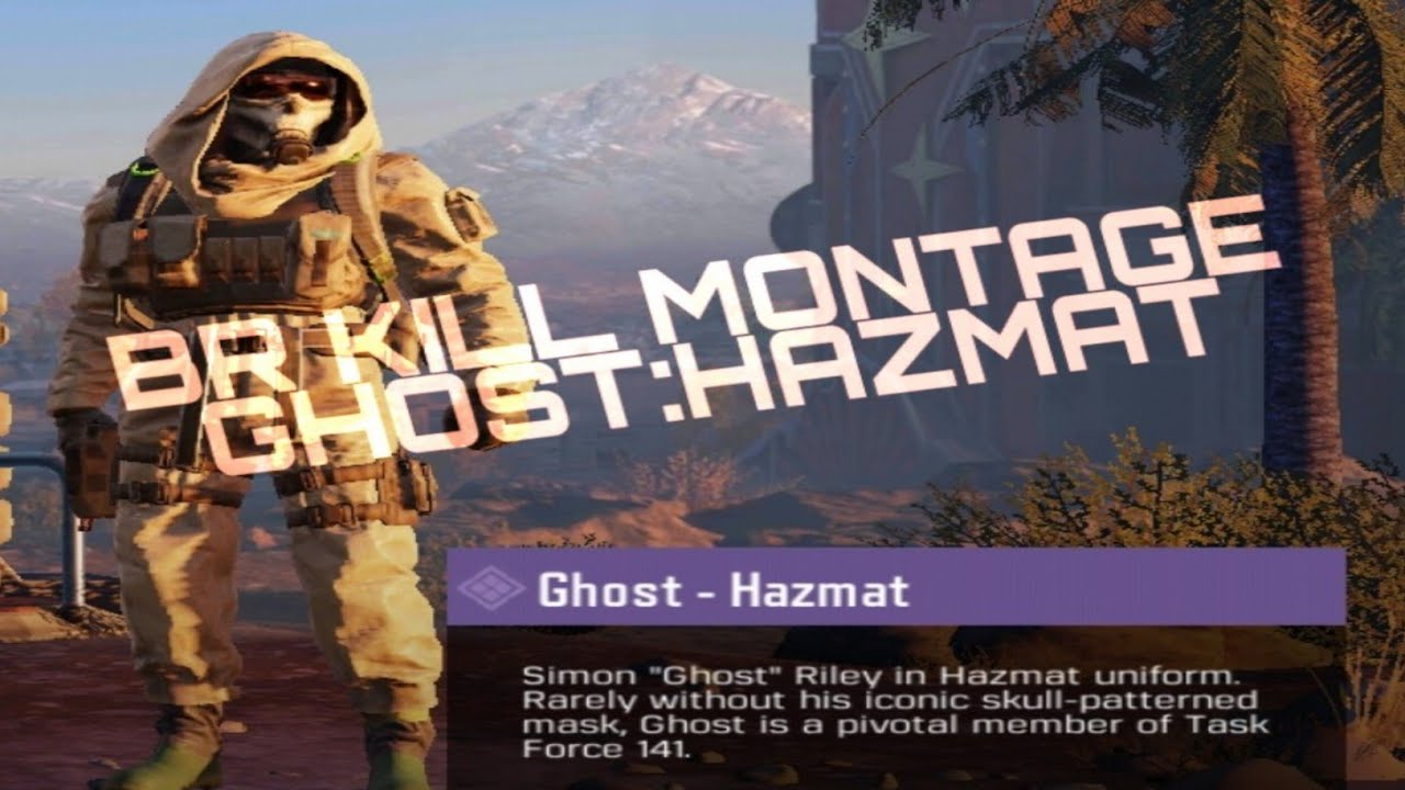 COD Mobile BR Kill Montage with the new Ghost:Hazmat - YouTube