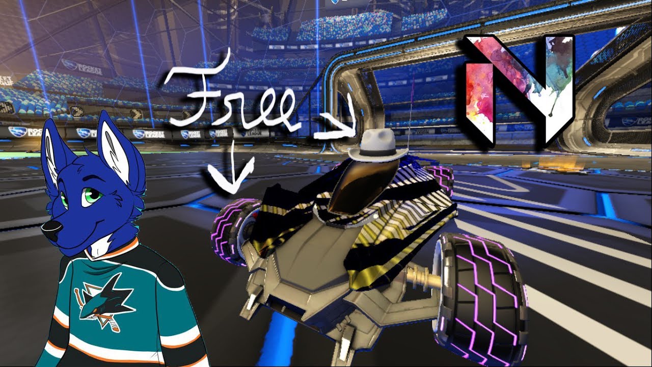 Wear the white hat free in Rocket League! - YouTube