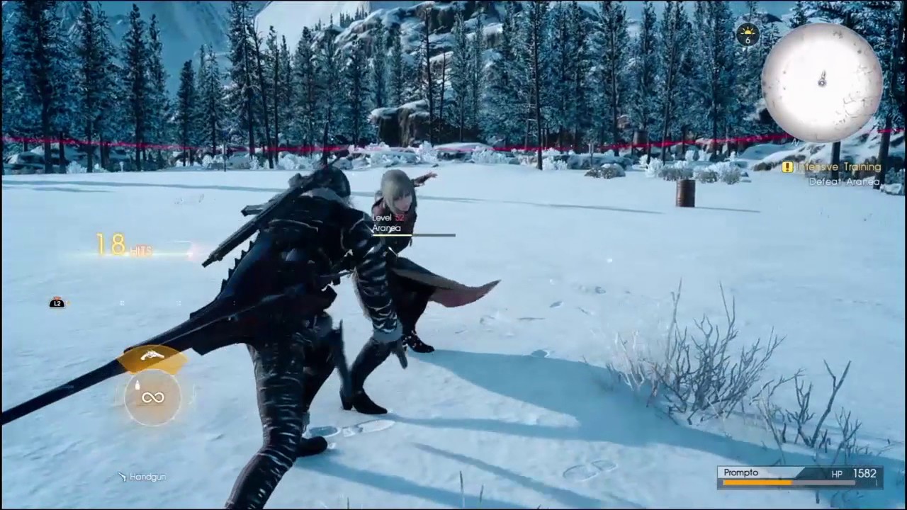 Final Fantasy XV - Prompto episode (VS Aranea) - YouTube