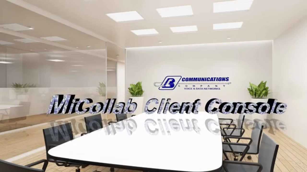 Phone Call Control Software Micollab Client Console Demo - YouTube