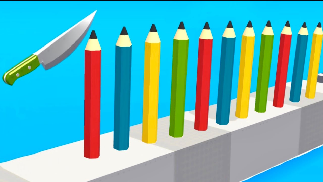 Slice it all! Very satisfying and relaxing slicing game - YouTube