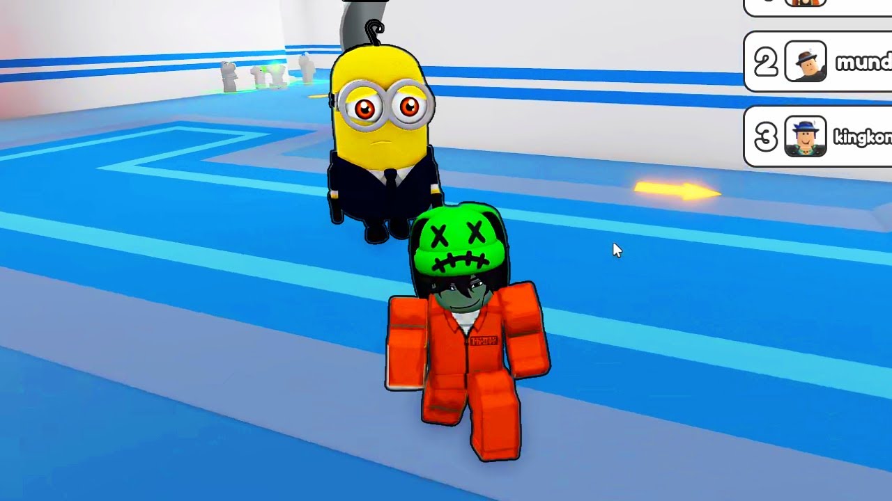 TENTEI ESCAPA DA PRISÃO DOS MINIONS NO ROBLOX | MINIONS PRISON RUN ...