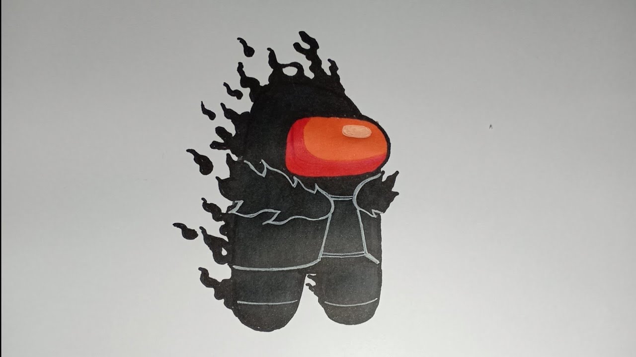 How To Draw Hate Sans AMONG US Nice and Easy - YouTube