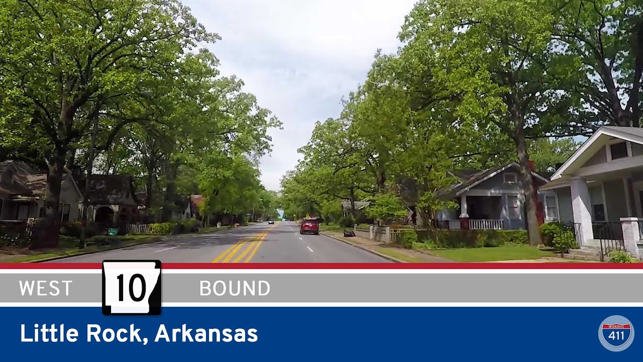 Arkansas Highway 10 Westbound in Little Rock | Drive America's Highways ...