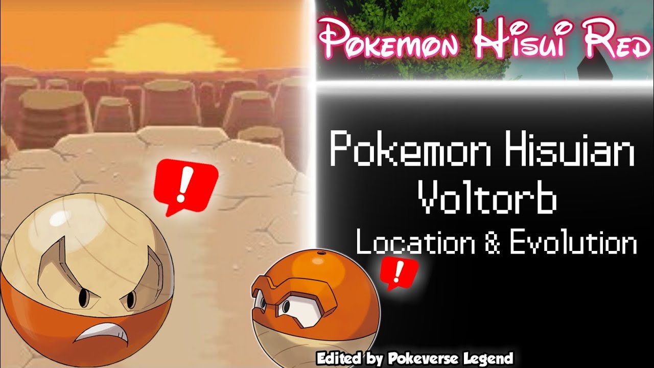 Pokemon Hisui Red ⚡ Voltorb Hisui Evolution ⚡ - YouTube