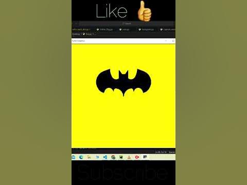 Bat Pattern🧡🔥 | Bat Pattern Using Python💥🔥🧡💯 #shortvideo #shorts # ...