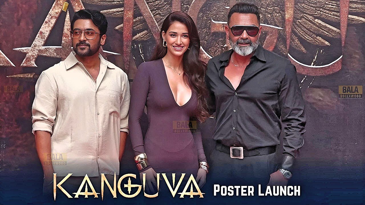 Suriya, Disha Patani, Bobby Deol at Kanguva BIG Poster Launch In Mumbai ...