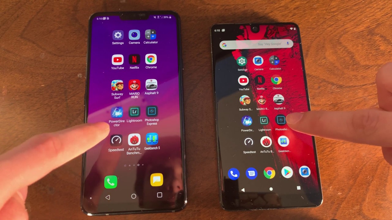 LG G7 vs Essential Phone - YouTube