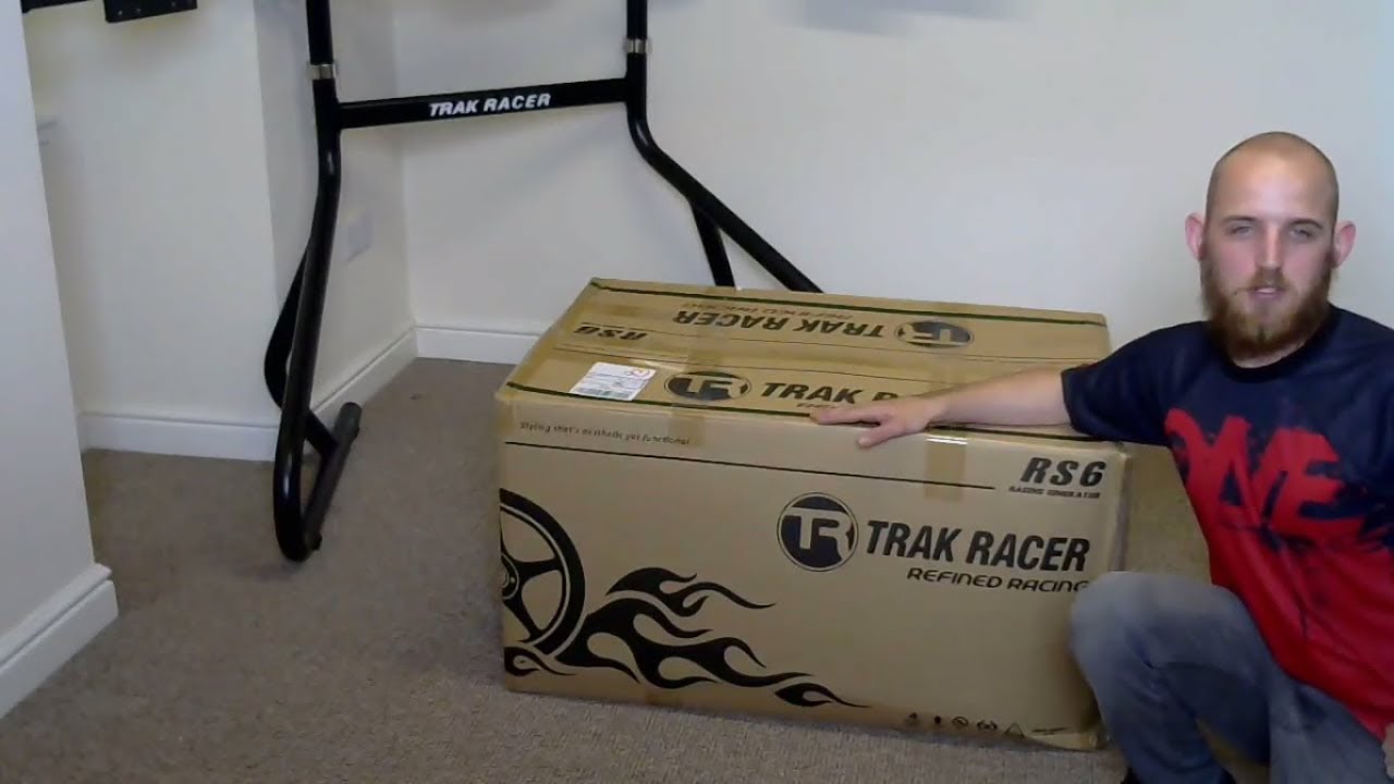 Trak racer RS6 racing simulator unboxing - YouTube
