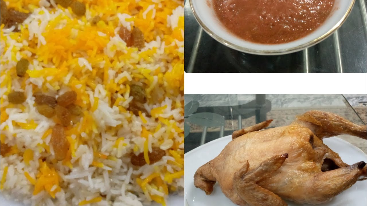 Tandoori Saji with Rice and Tomatoe Sauce|Homemade tandoori recipie ...