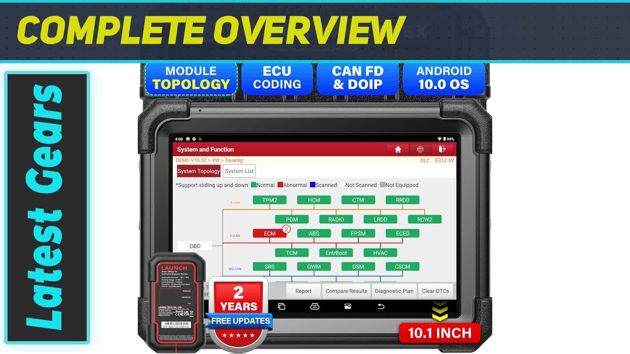 The Ultimate OBD2 Scanner? LAUNCH X431 PRO3 APEX Review 2023 - YouTube