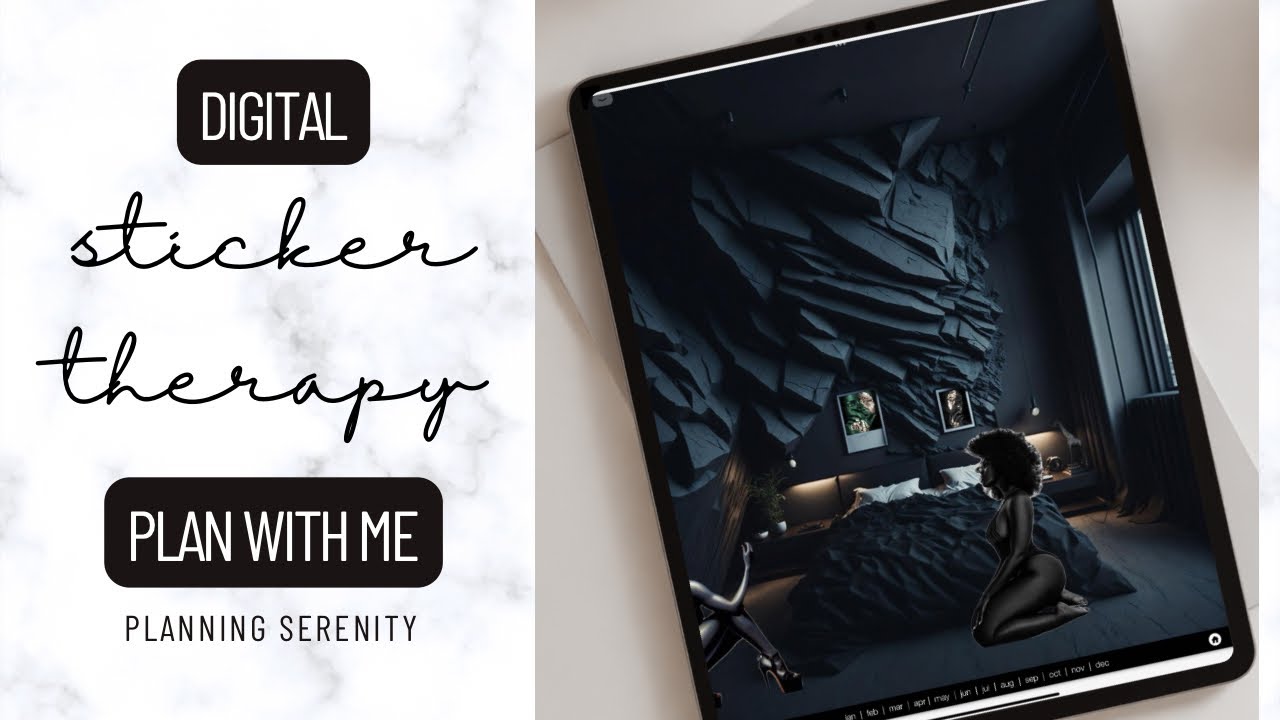 HOW I USE PINTEREST STICKERS | DIGITAL STICKER THERAPY - YouTube