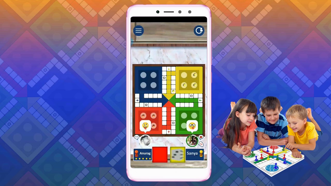 Let's Play Ludo Chat online ludo game with your friends or family - YouTube