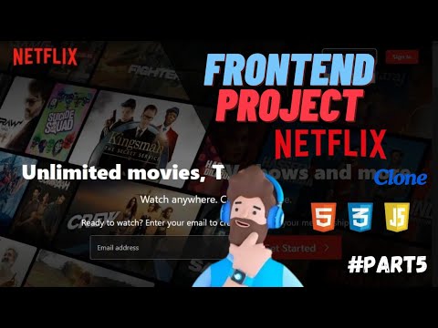 Create Netflix Clone Using HTML, CSS and JavaScript || Frontend Project For Beginners - YouTube