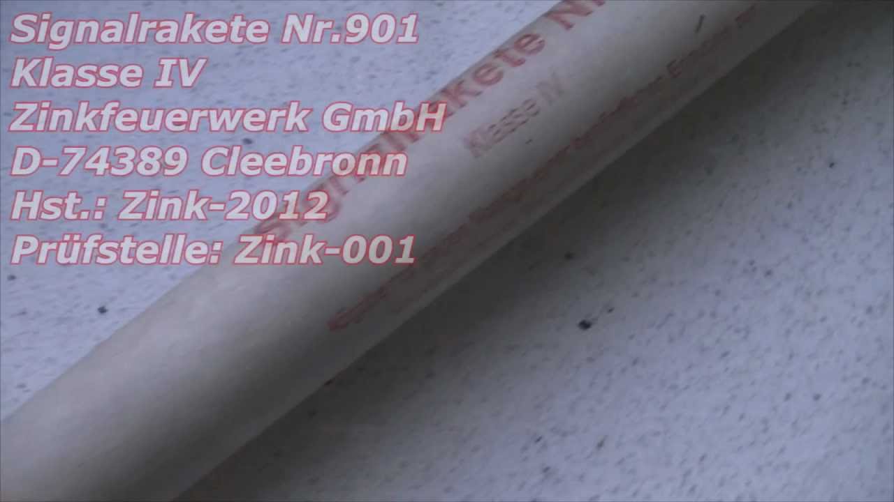 Zink 901 Signalrakete "Salute" - YouTube