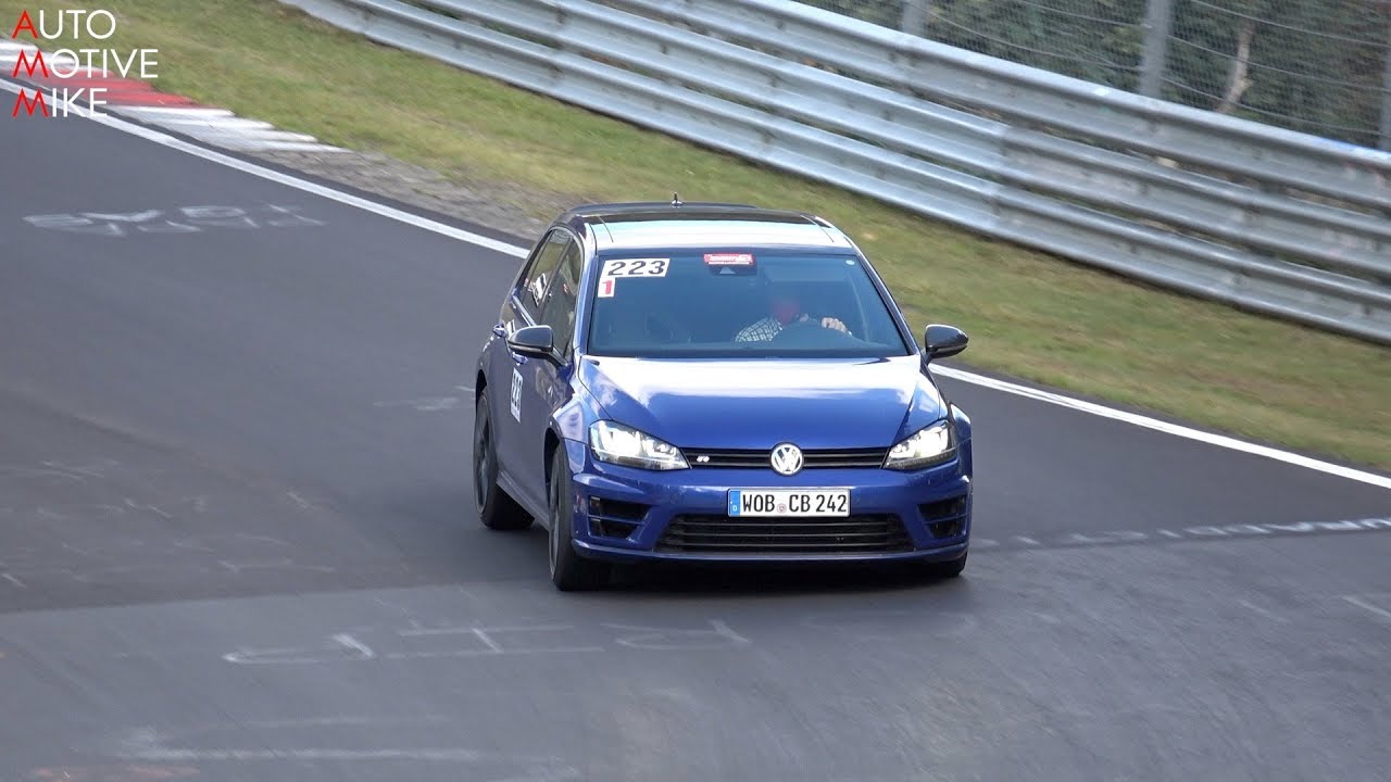 VOLKSWAGEN Golf R420 ON THE NÜRBURGRING DURING TRACKDAY! - YouTube