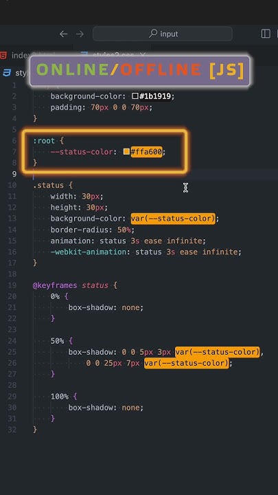 Onlineoffline индикатора на Js Shorts Javascript Js Html5 Css3