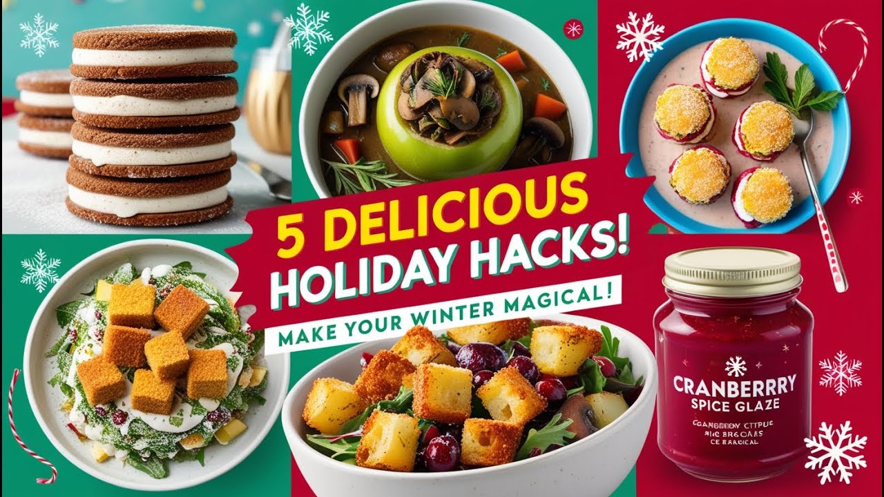 5 Festive Winter Food Hacks to Delight Your Holiday Guests! - YouTube
